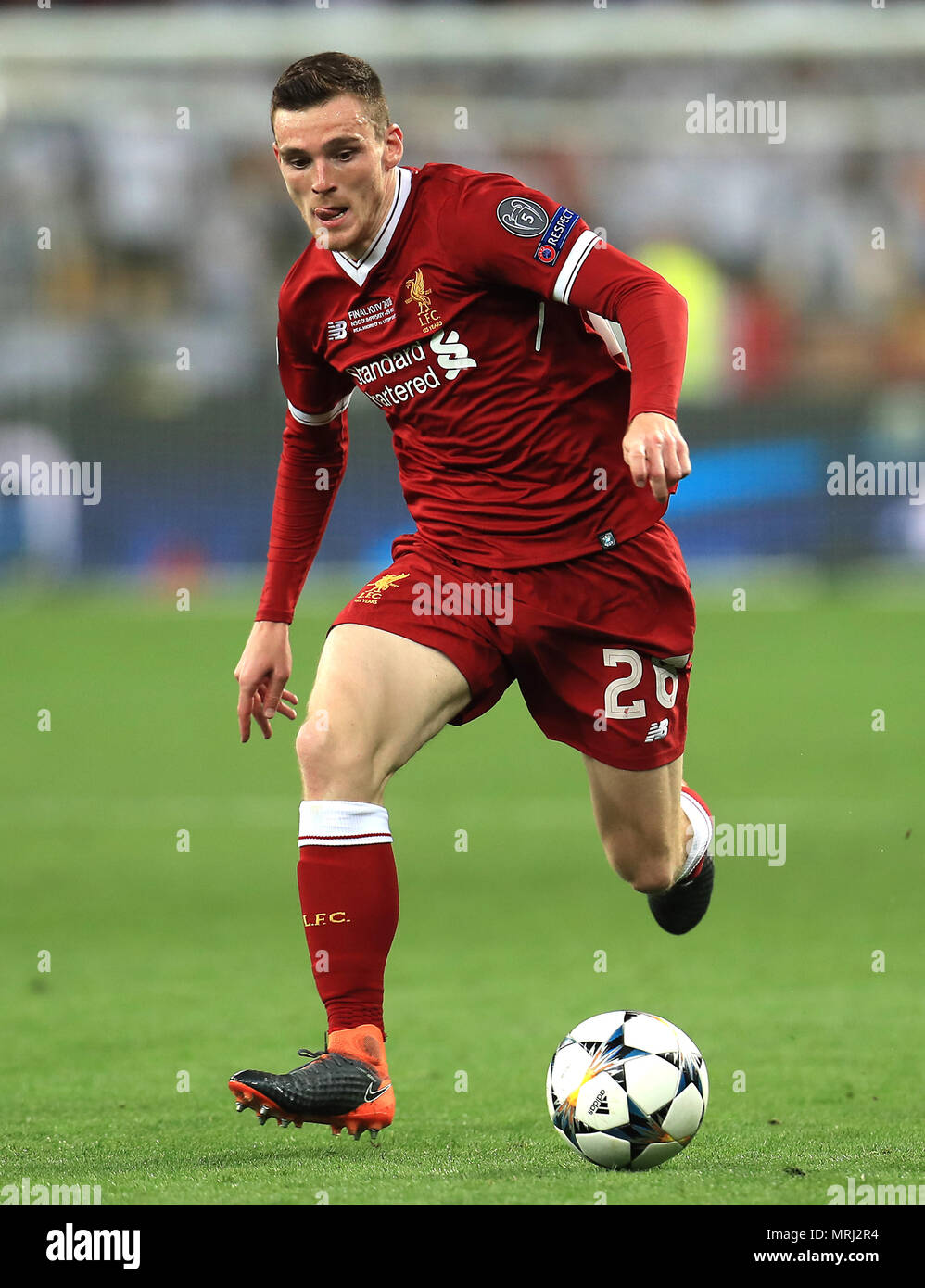 Liverpool's Andrew Robertson during the UEFA Champions League Final at ...