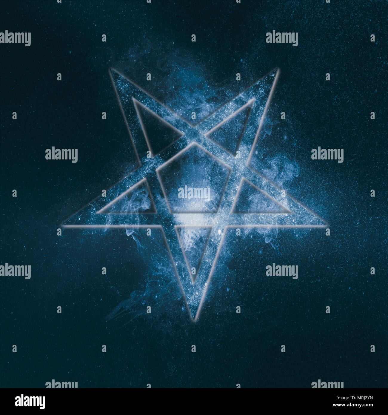 Unicursal Hexagram Inverted Pentagram