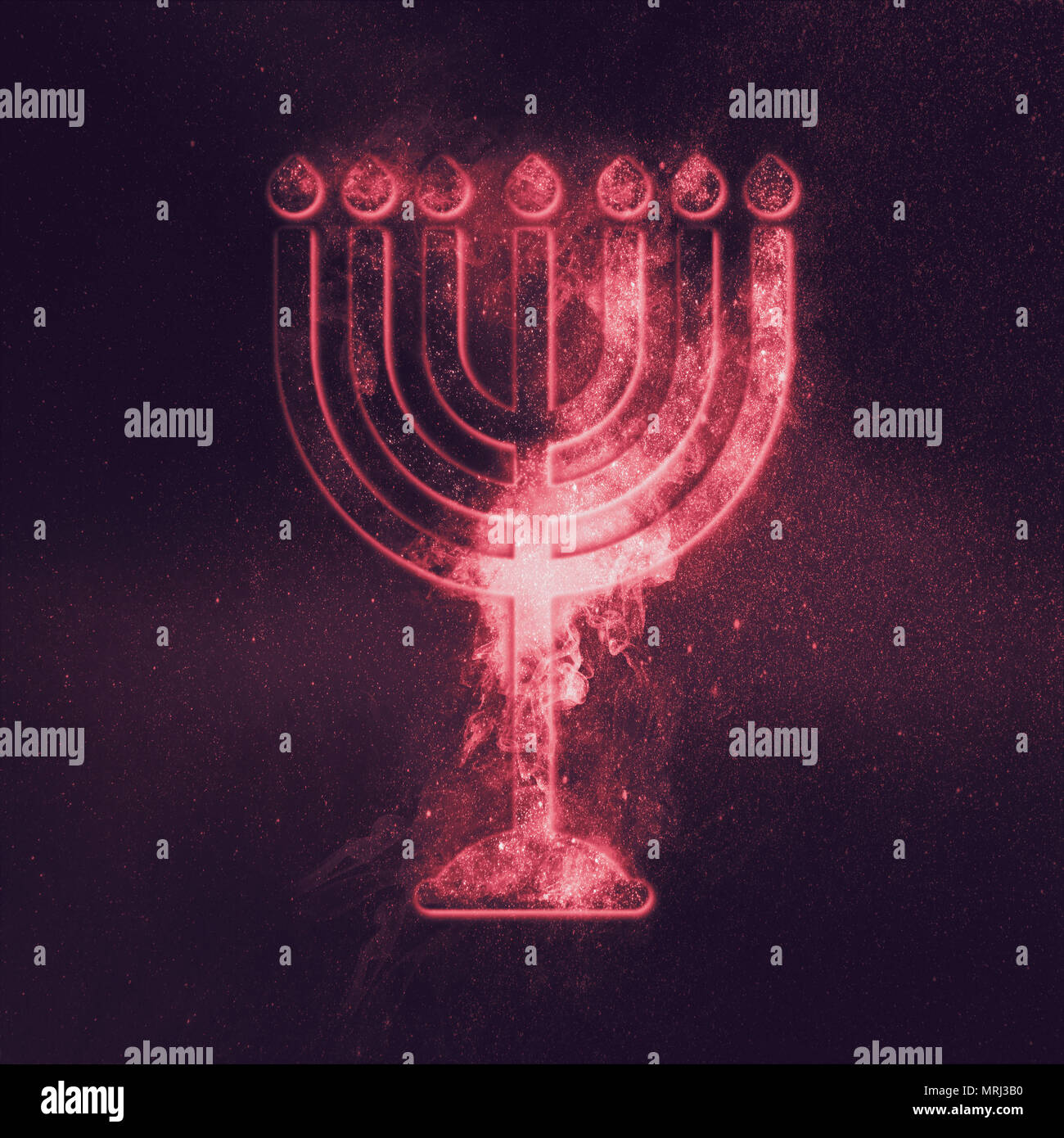 Menorah Symbol High Resolution Stock Photography and Images - Alamy