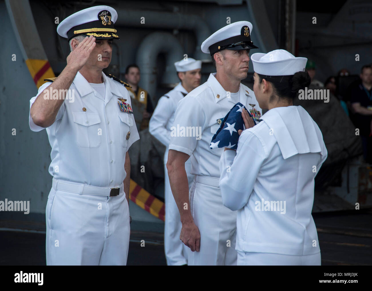 170618-N-LK571-091 PACIFIC OCEAN (June 18, 2017) Capt. Doug Verissimo ...