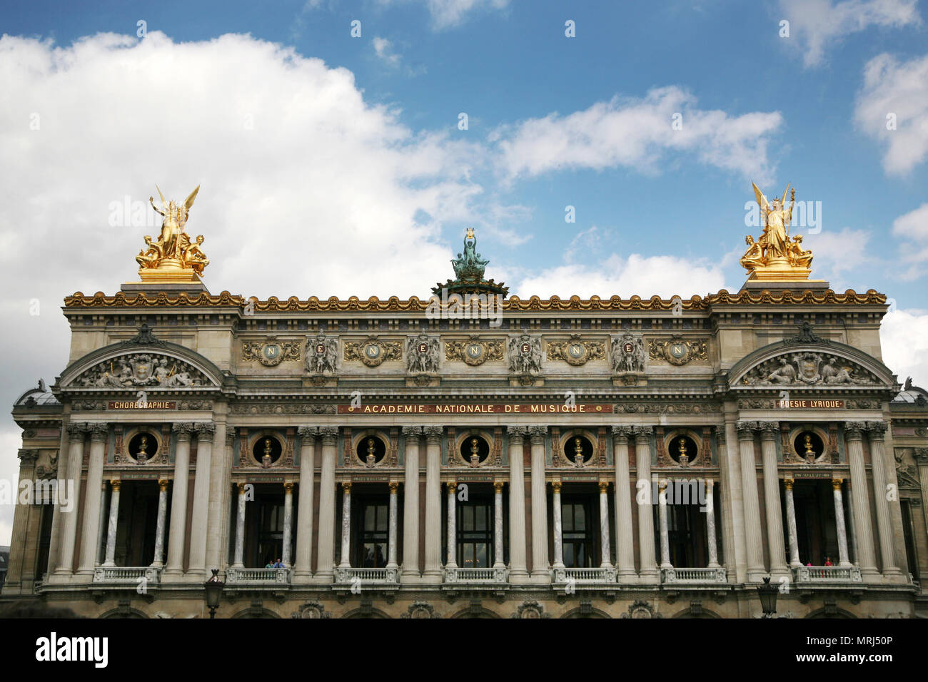 Facade of The Opera or Palace Garnier Paris, France Stock Photo - Alamy