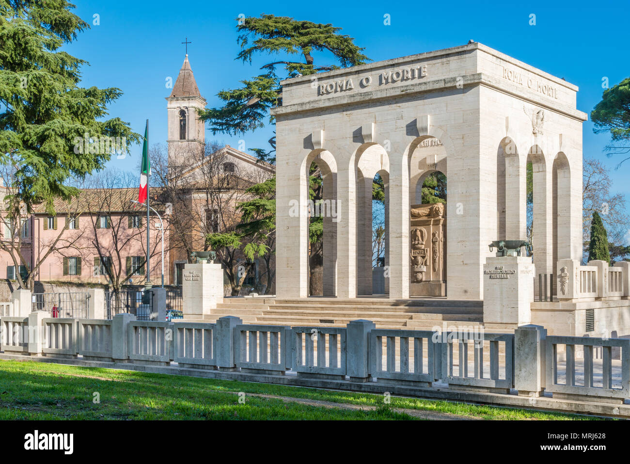 Mausoleum Ossuary Garibaldi in Rome, Italy Stock Photo - Alamy