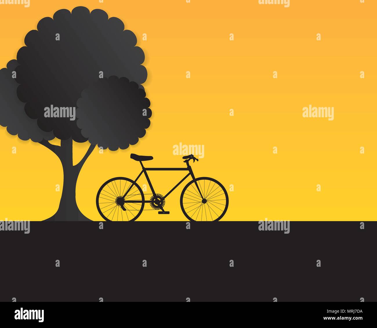 bicycle vector color background Stock Vector Image & Art - Alamy