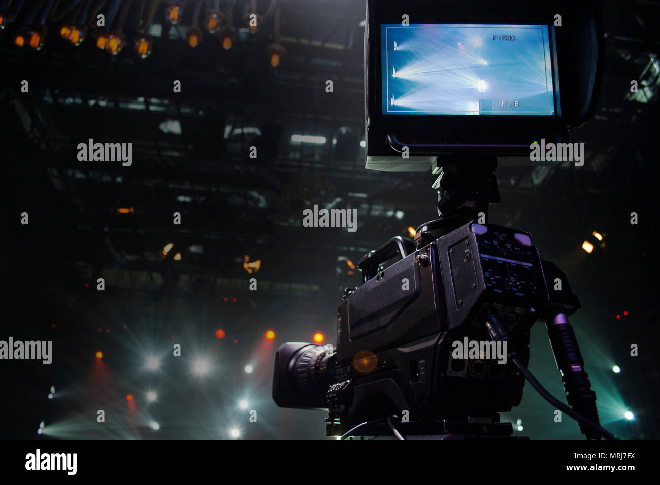 Professional digital video camera. accessories for 4k video cameras. tv ...