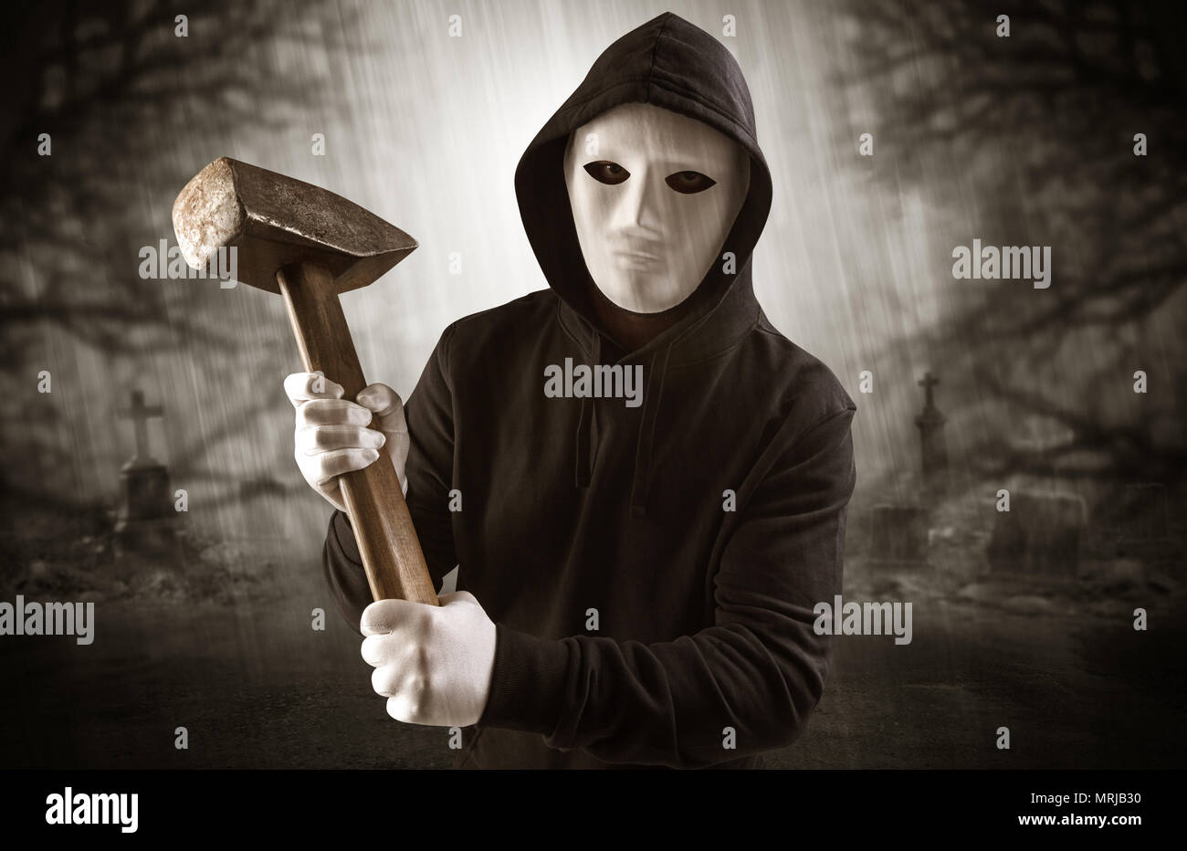 Masked hunter hi-res stock photography and images - Alamy