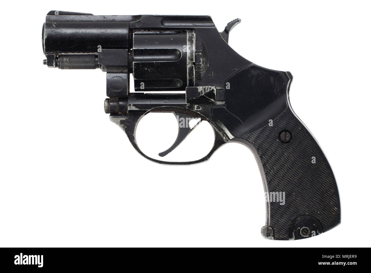Revolver isolated on a white background Stock Photo - Alamy