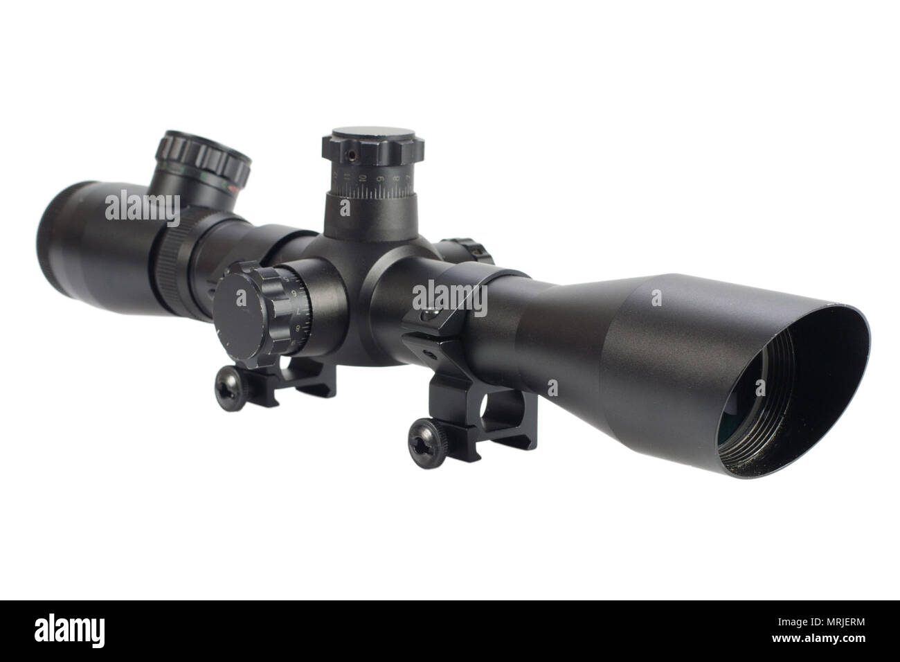 sniper scope isolated on white Stock Photo - Alamy