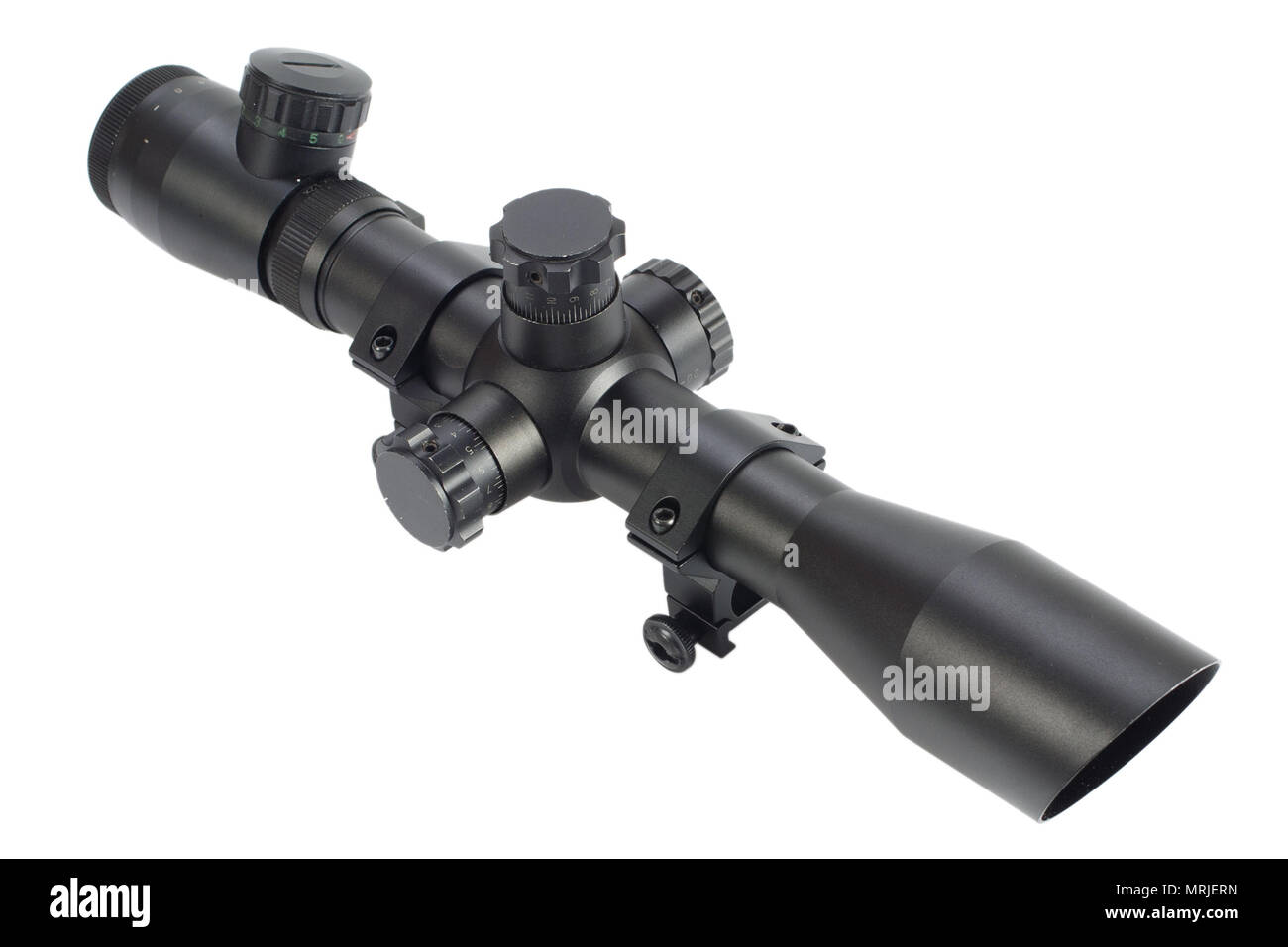 sniper scope isolated on white Stock Photo - Alamy