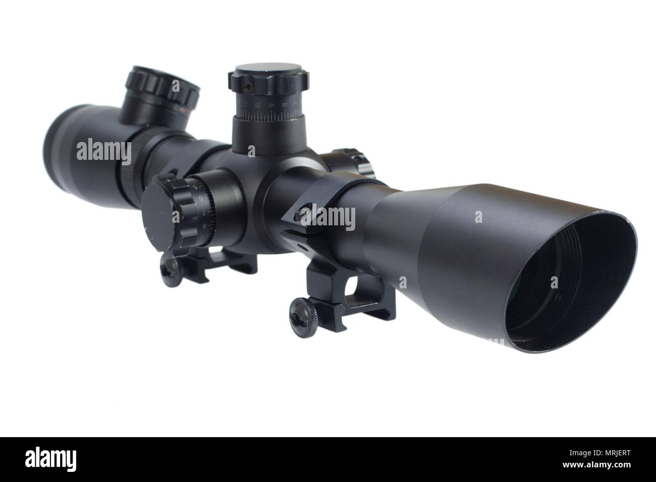 sniper scope isolated on white Stock Photo - Alamy