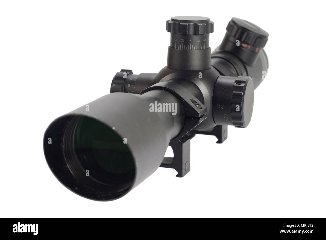 sniper scope isolated on white Stock Photo - Alamy