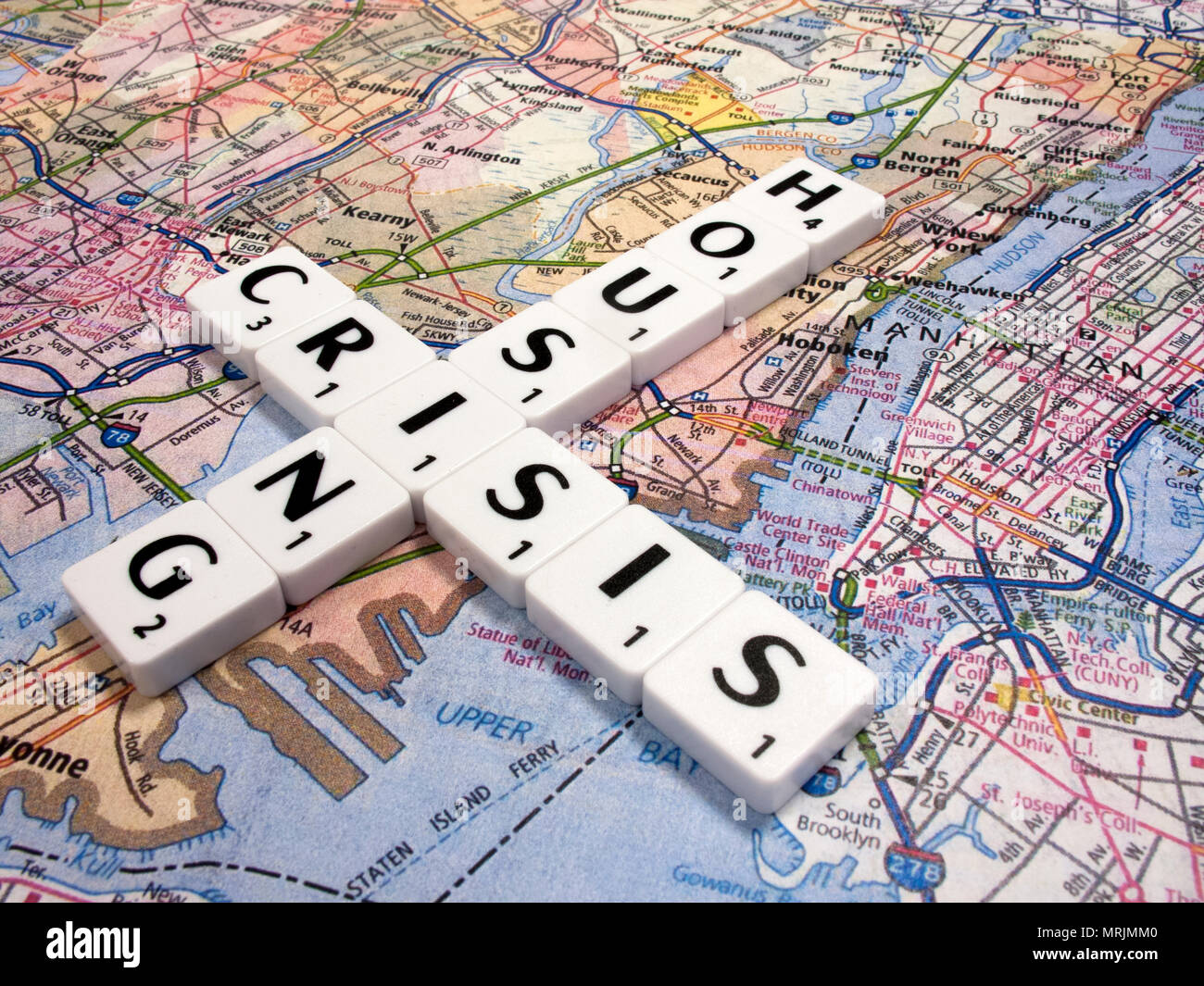 representation of the housing crisis, shortage of affordable private ...