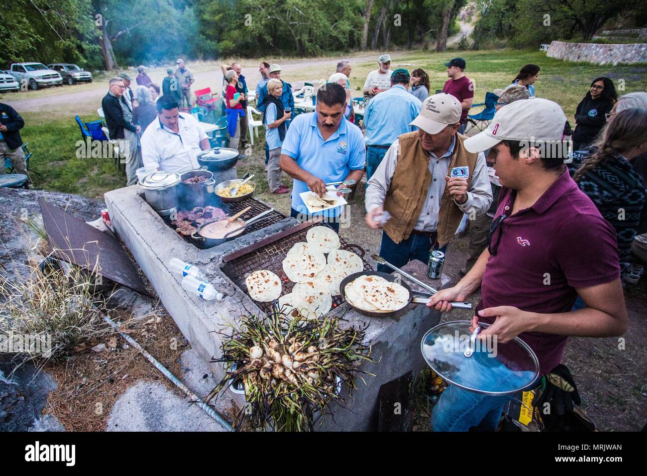 Valer Austin, director of the reserve and owner of Cuenca los Ojos ...
