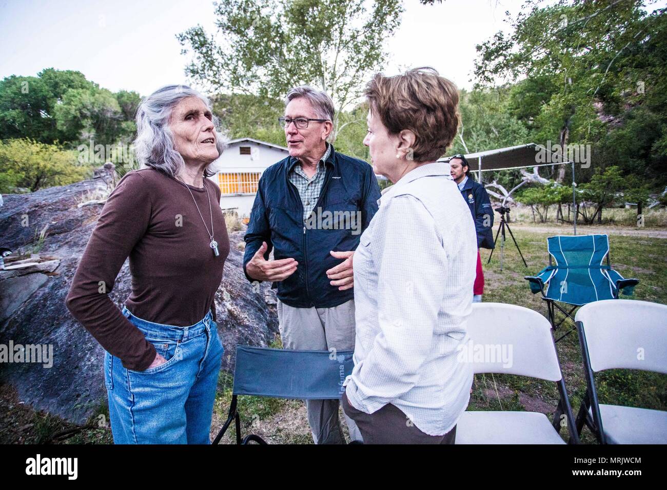 Valer Austin, director of the reserve and owner of Cuenca los Ojos ...