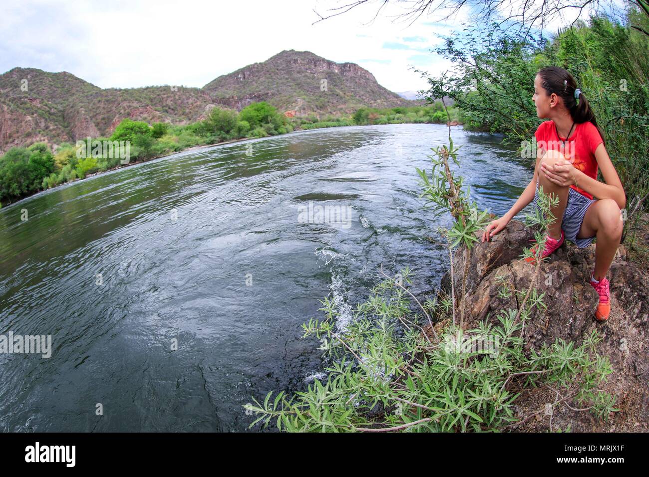 great flow of millions of cubic meters of water from the Yaqui River ...