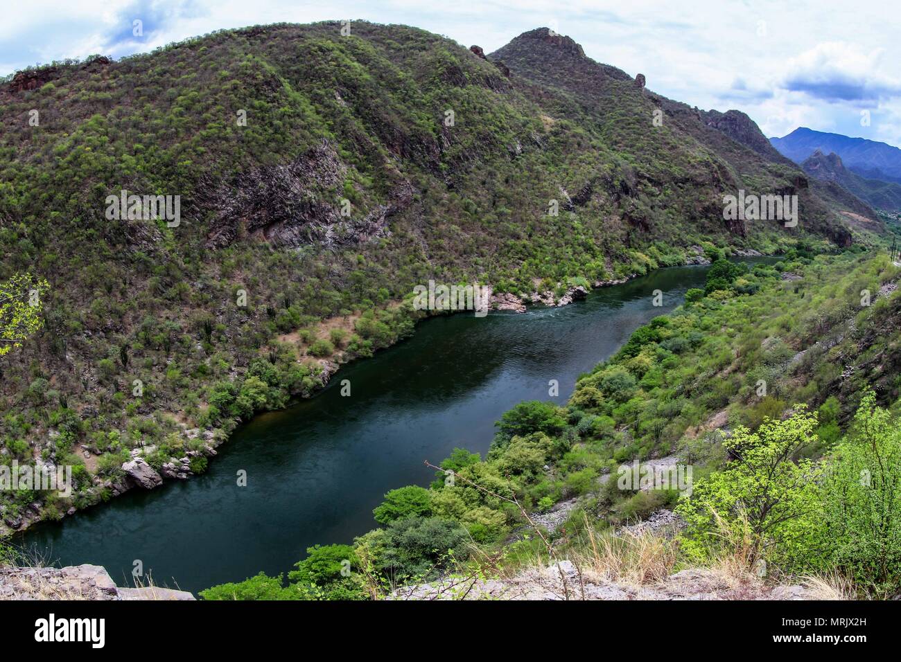great flow of millions of cubic meters of water from the Yaqui River ...