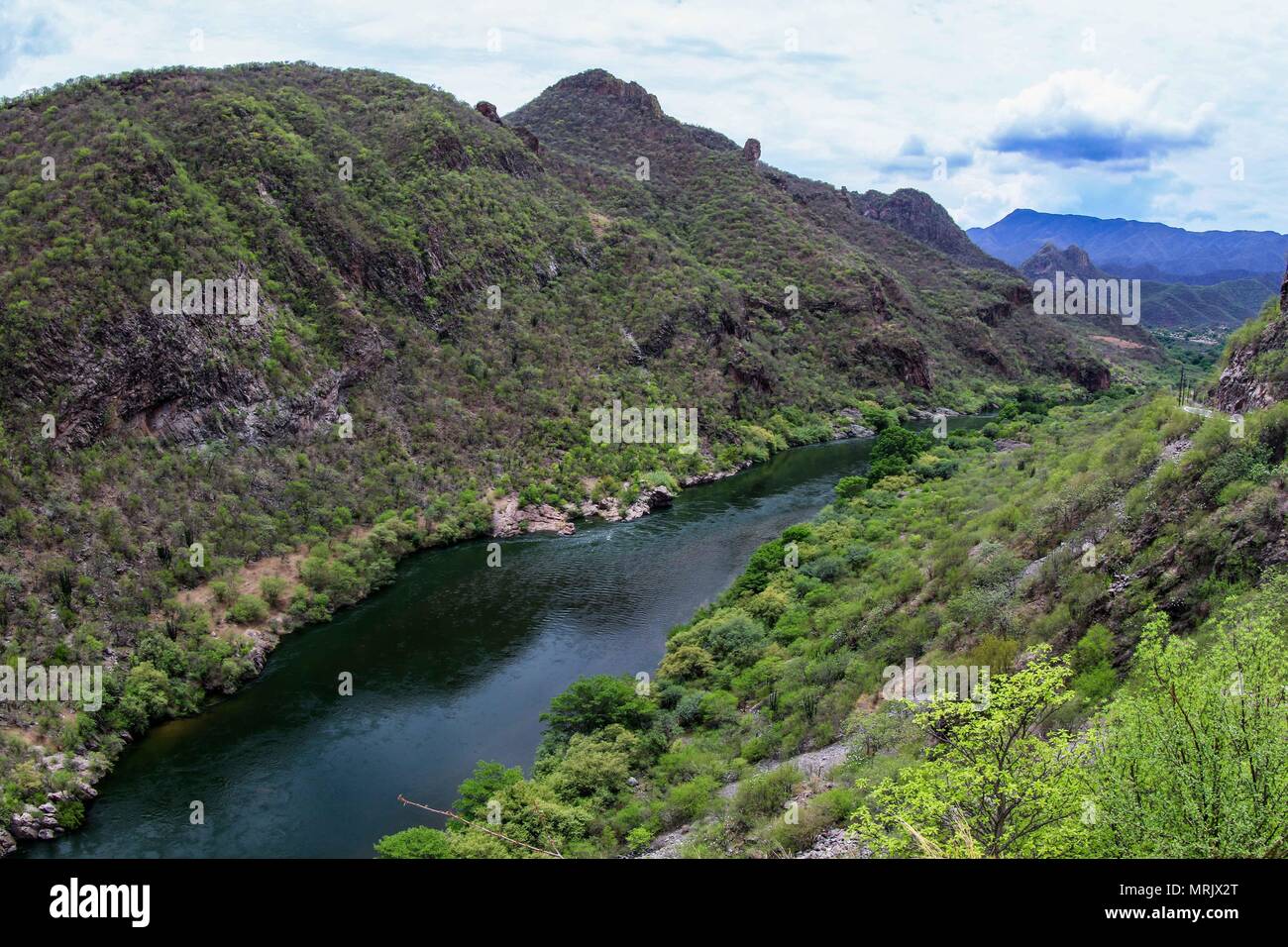 great flow of millions of cubic meters of water from the Yaqui River ...