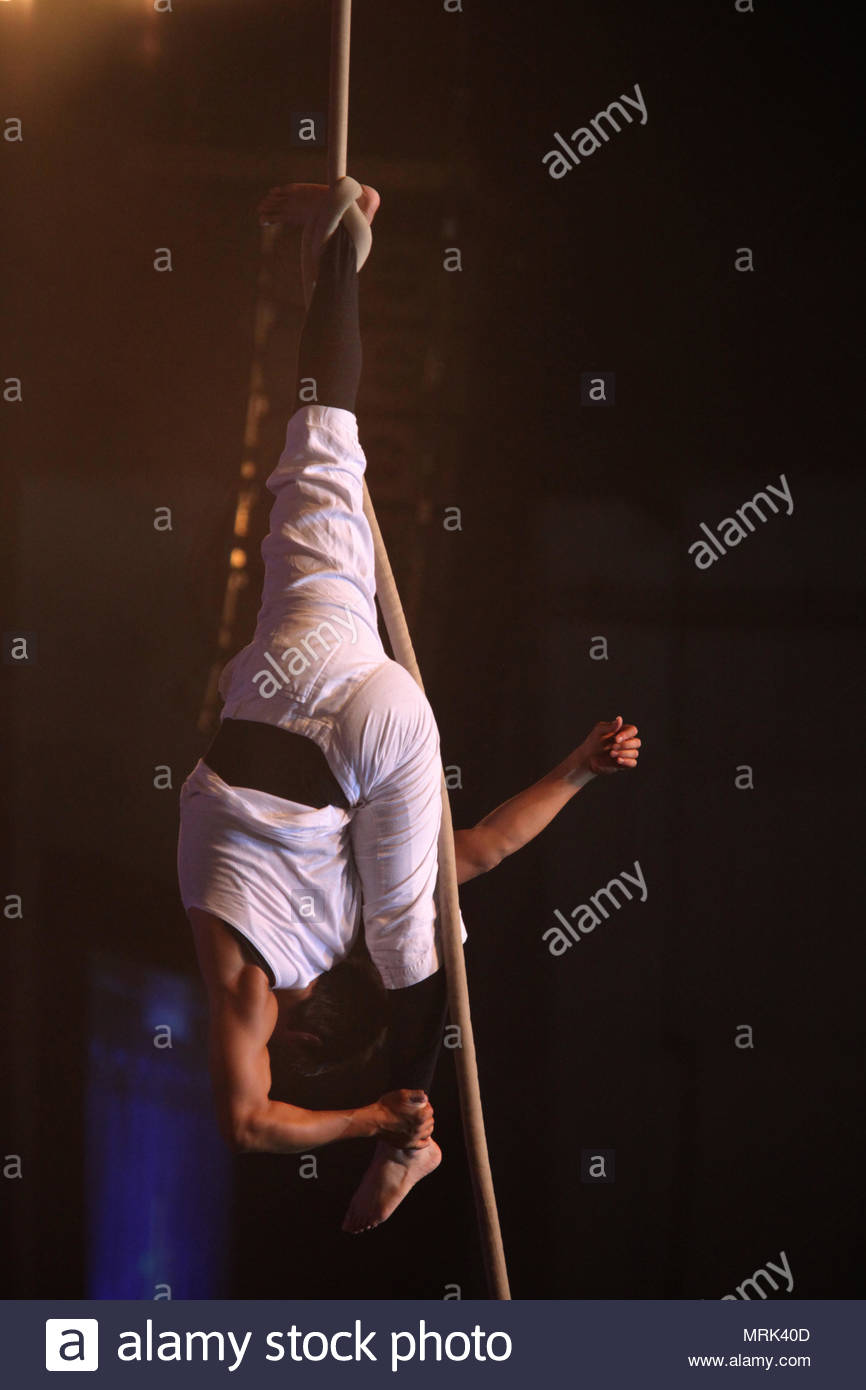 Circus Performer And Rope Stock Photos & Circus Performer And Rope ...
