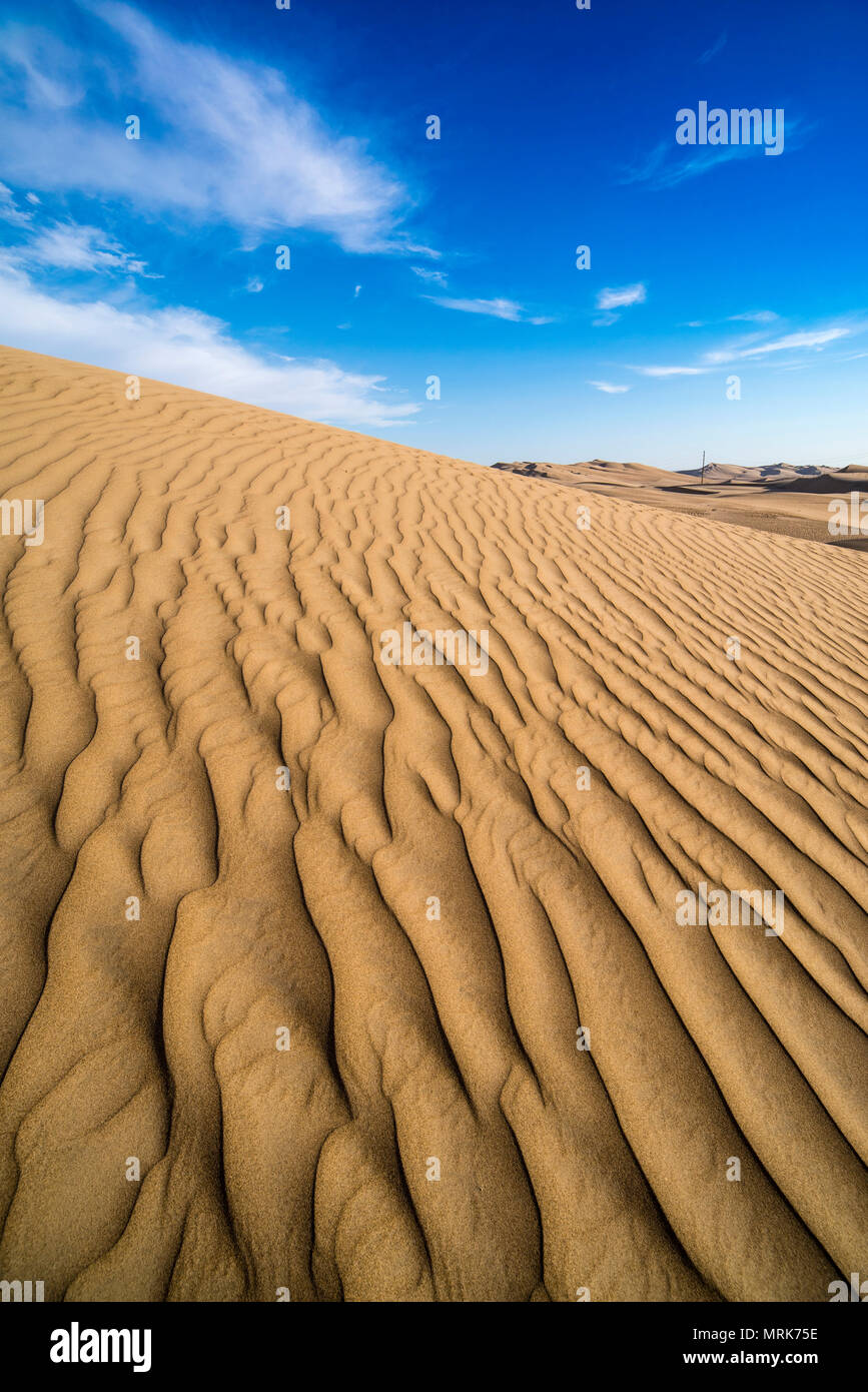 Desert of Ica in Peru, sand dunes and desert, South America Stock Photo ...