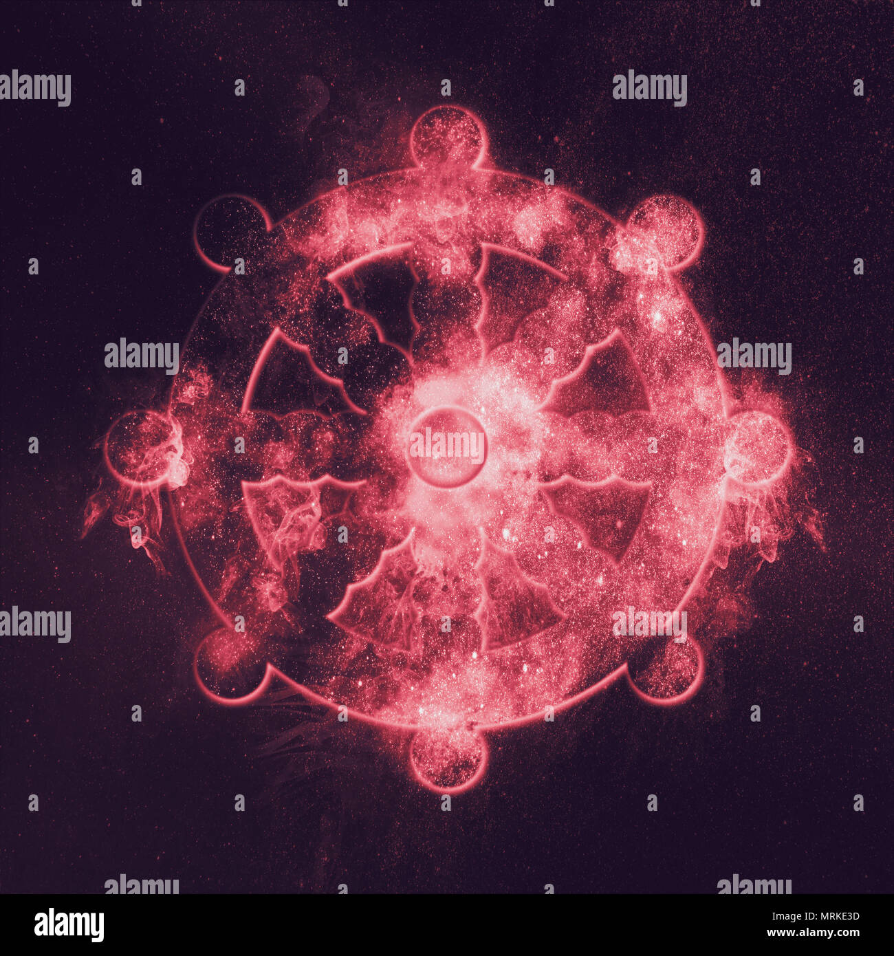 Dharma wheel symbol hi-res stock photography and images - Alamy