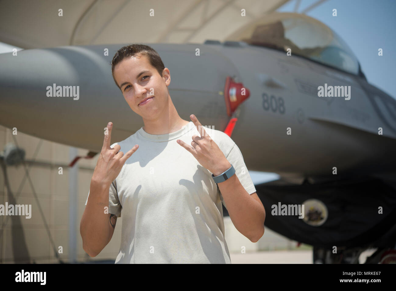 U.S. Air Force Airman 1st Class Jaimie Smith, a 14th Fighter Squadron ...