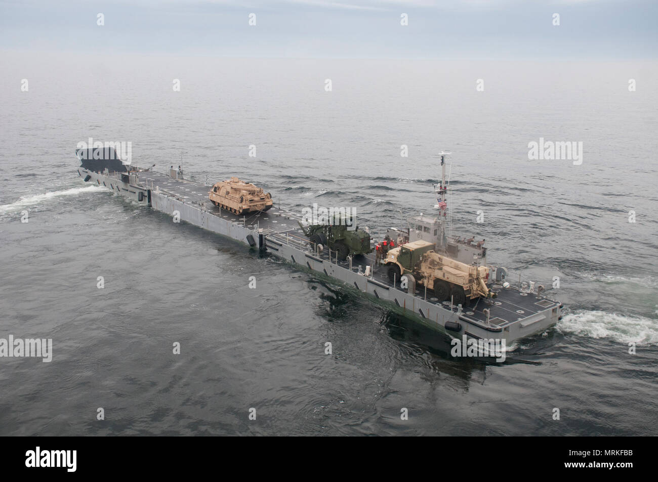 VENTSPILS, Latvia – An overhead view of Amphibious Construction ...