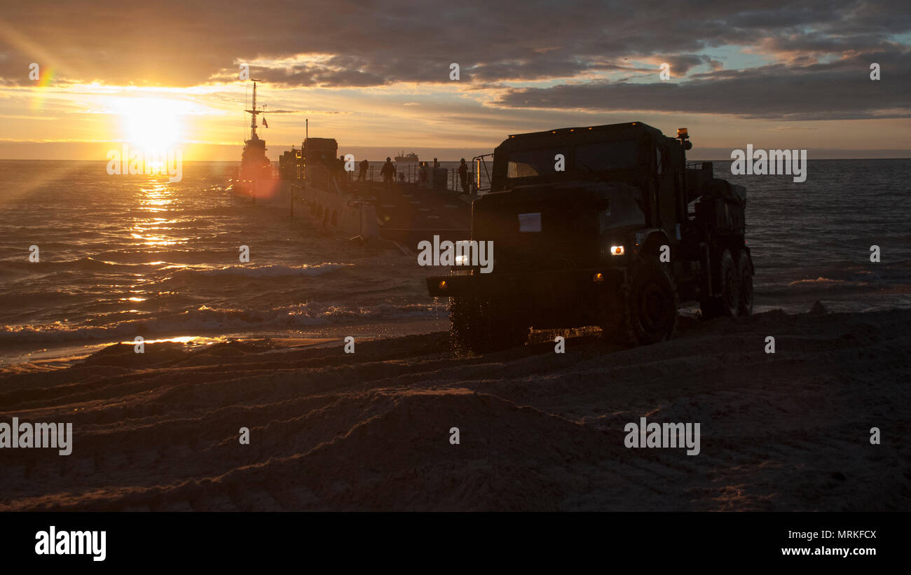 VENTSPILS, Latvia – A USMC Medium Tactical Vehicle Replacement (MTVR ...