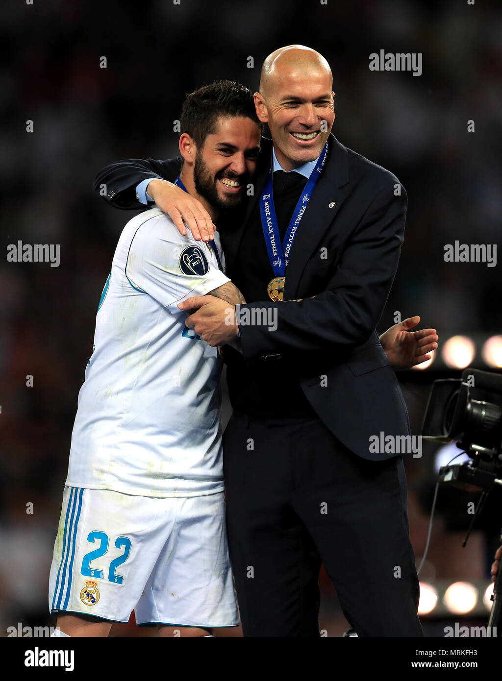 Celebrate winning uefa champions league final nsk olimpiyskiy stadium ...