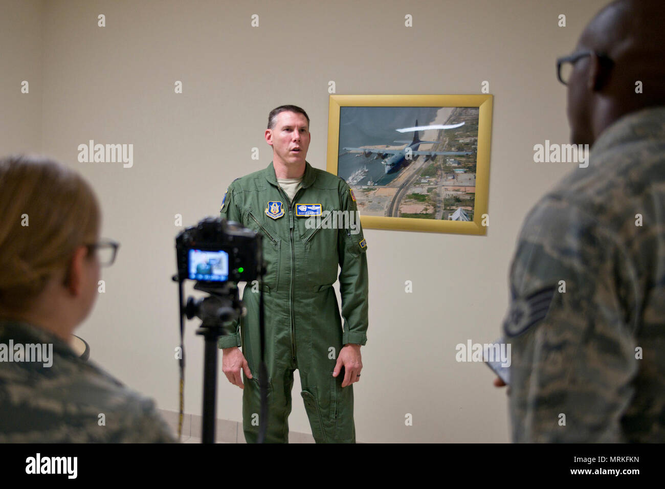 U.S. Air Force Reserve Lt. Col. Scott Lawson, chief of safety, 913th ...