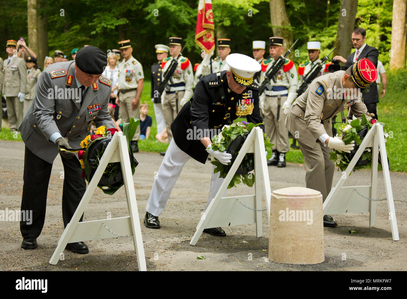From left, German Army Lt. Gen. Carsten Jacobson, deputy of the ...