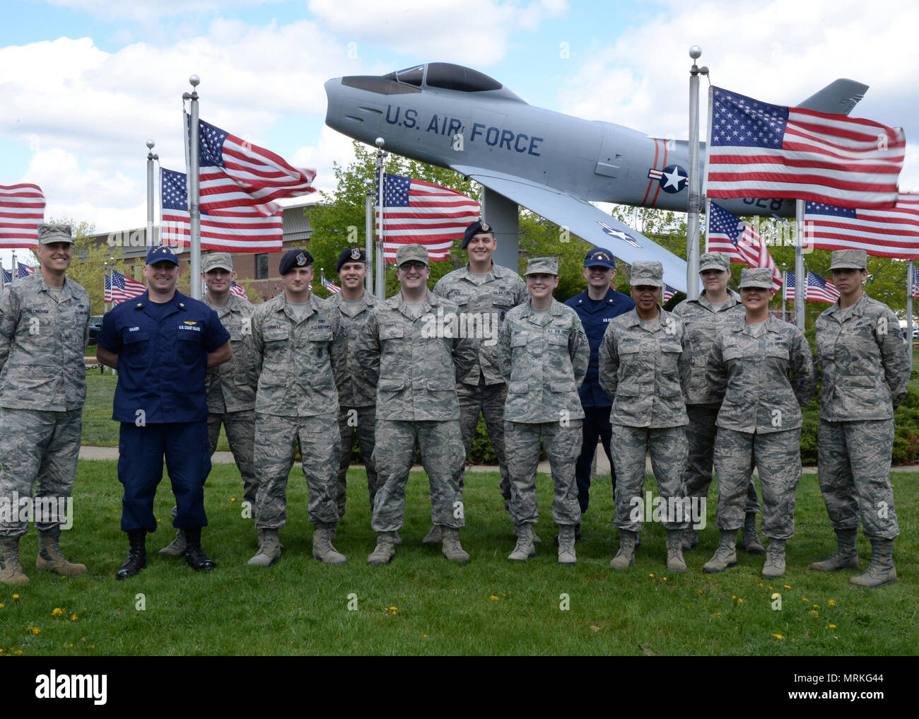 Airman Leadership School students finished the first step in their ...