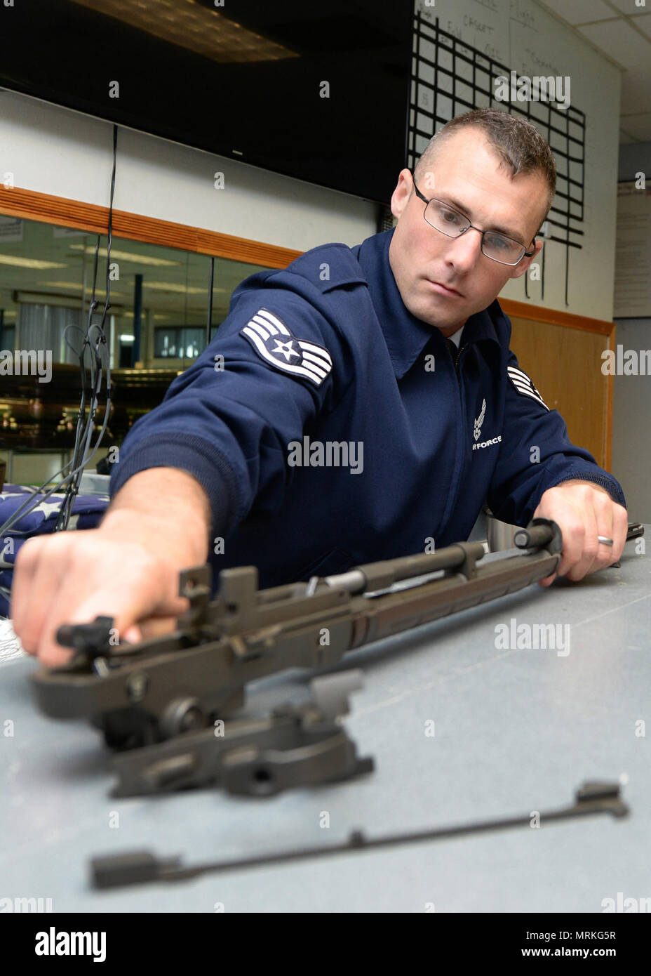 Staff Sgt. Lee C. Shortell, a ceremonial guardsman for the Patriot ...