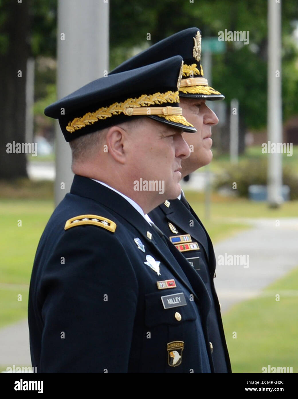 Chief of Staff of the Army General Mark A. Milley hosts the I Corps ...