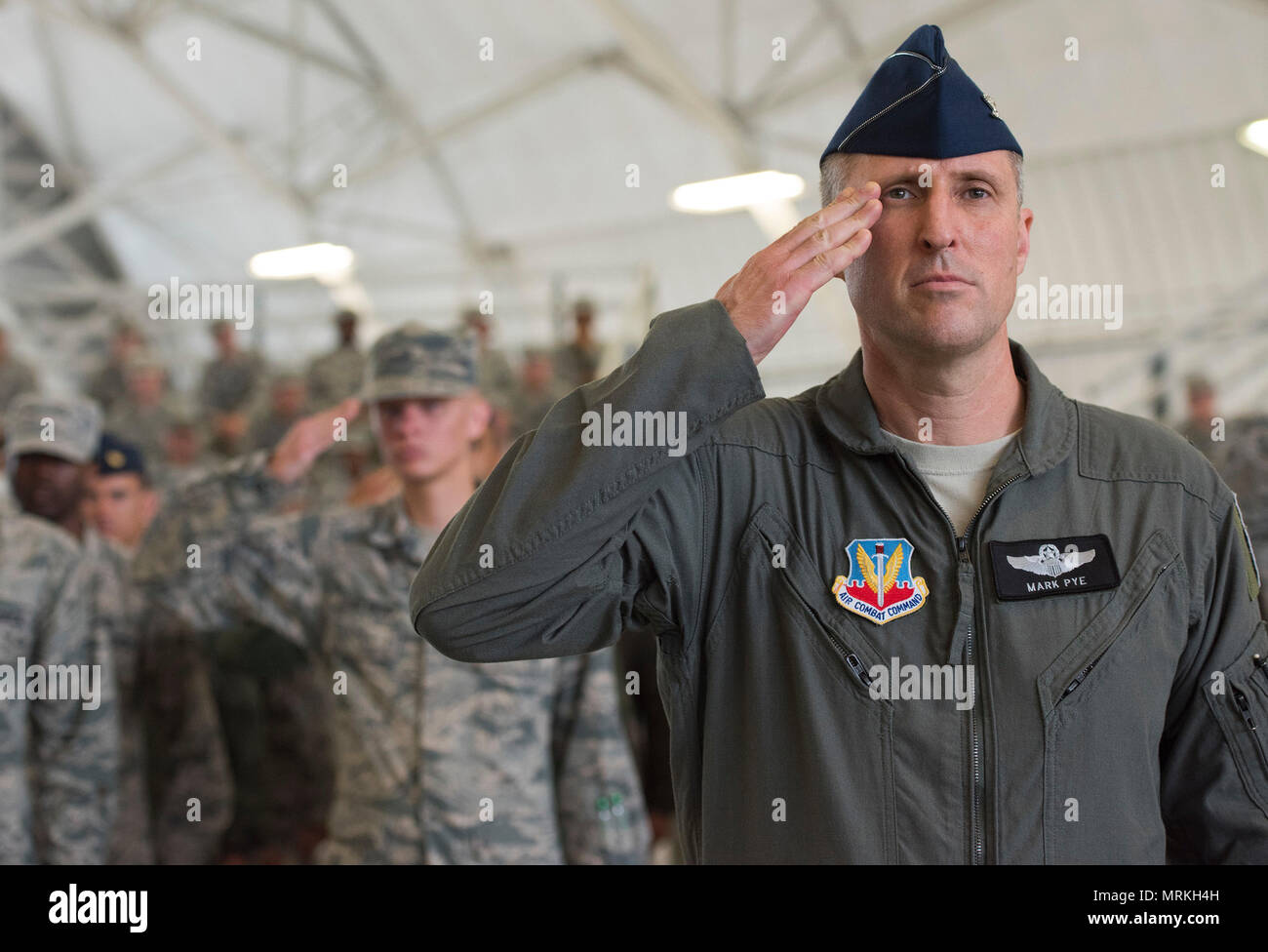 At Eglin Air Force Base, 53rd Wing vice commander Col. Mark Pye led ...