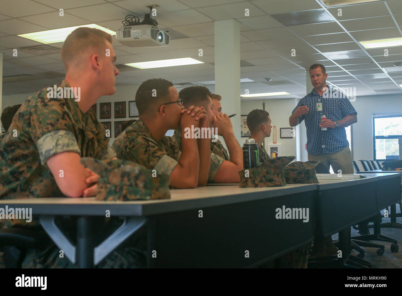 Jason Fetter, an instructor from the Regional Contractor Logistics ...