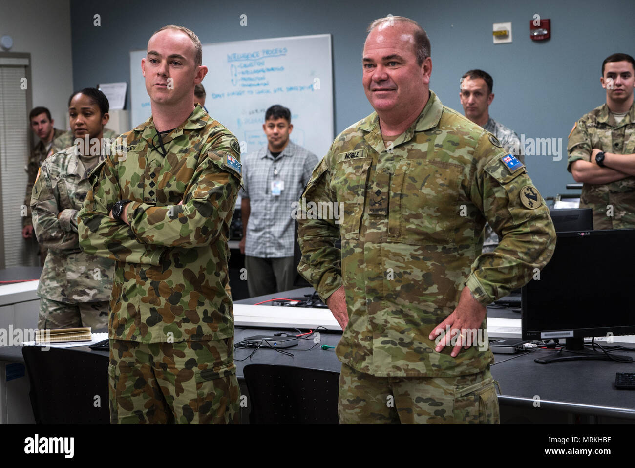Australian Maj. Gen. Roger Noble, deputy commanding general – North for ...