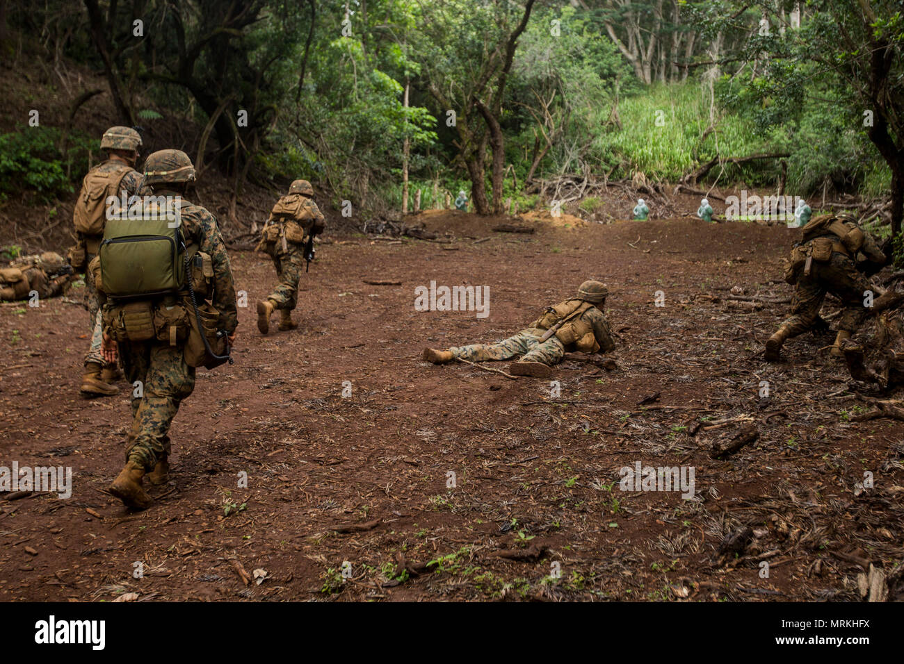 SCHOFIELD BARRACKS – Marines with India Company, 3rd Battalion, 3rd ...