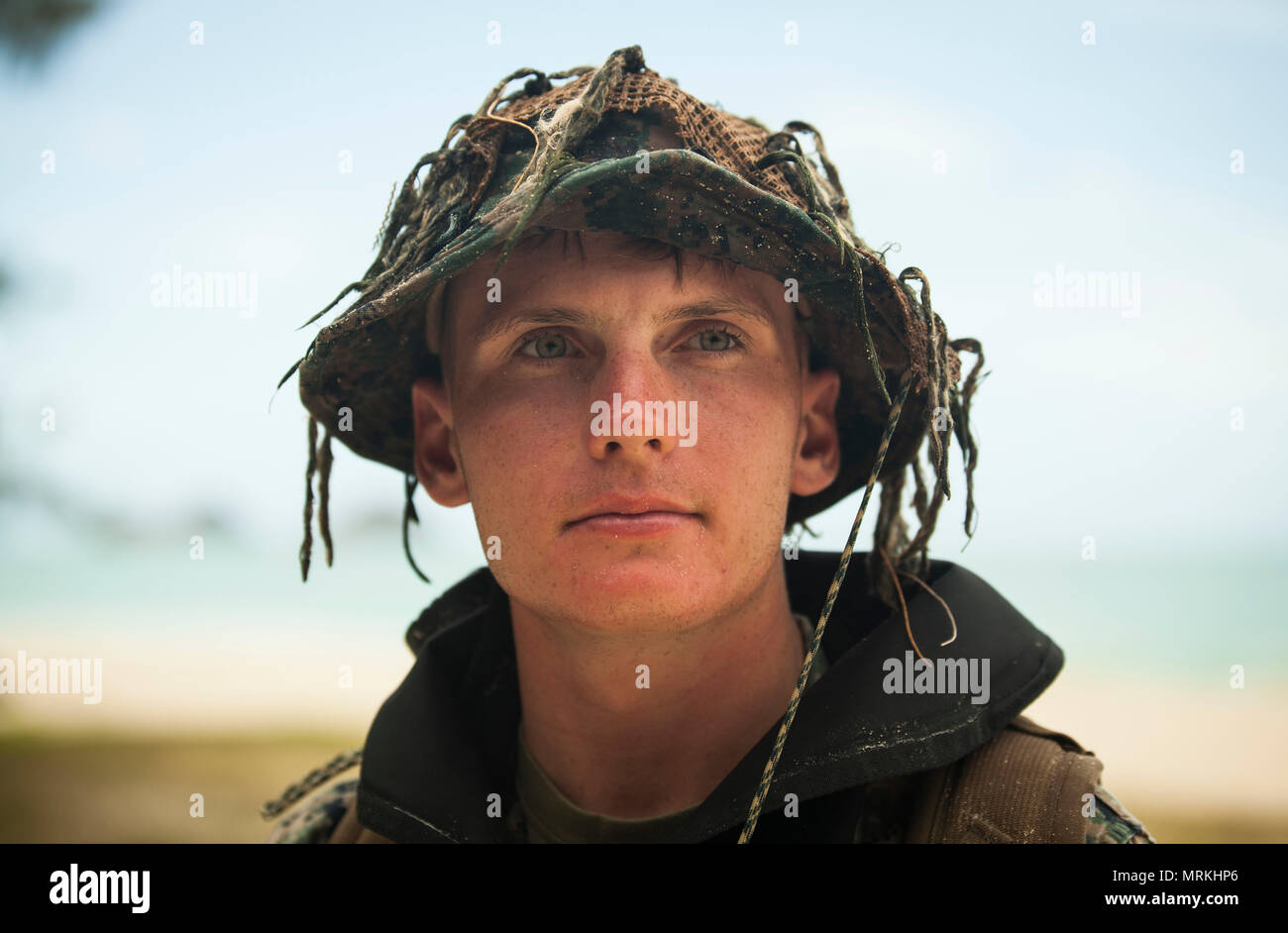 MARINE CORPS TRAINING AREA BELLOWS – Cpl. Kyle Smith, a radio ...