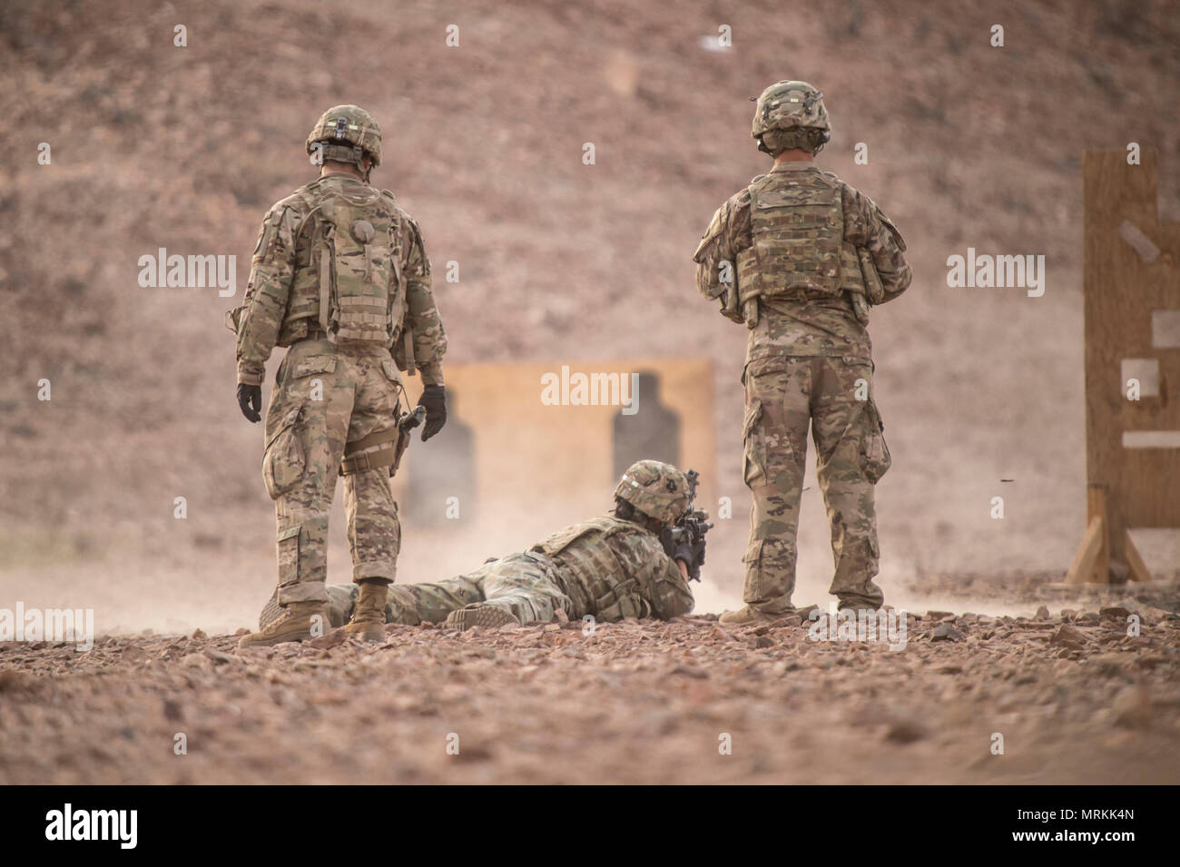 U.S. Army Soldiers of the East African Reaction Force, B Company ...