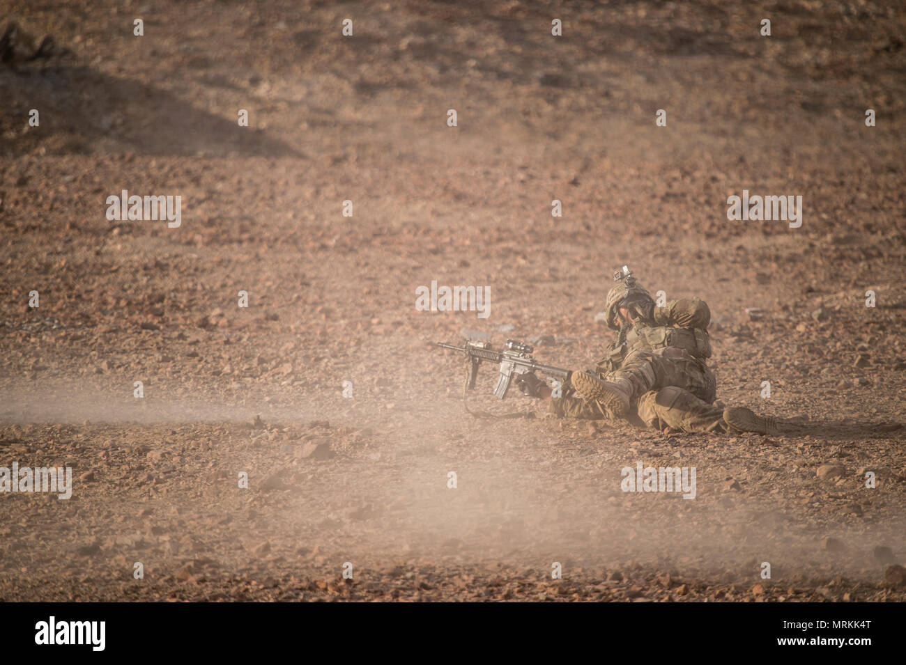 U.S. Army Soldiers of the East African Reaction Force, B Company ...