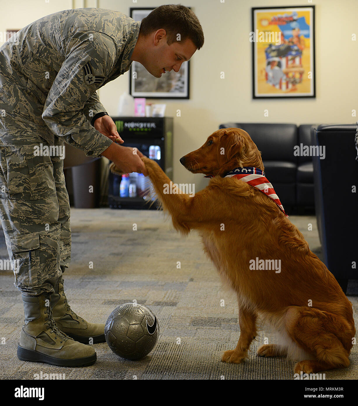 U.S. Air Force Senior Airman Logan, 45th Intelligence Squadron, is ...