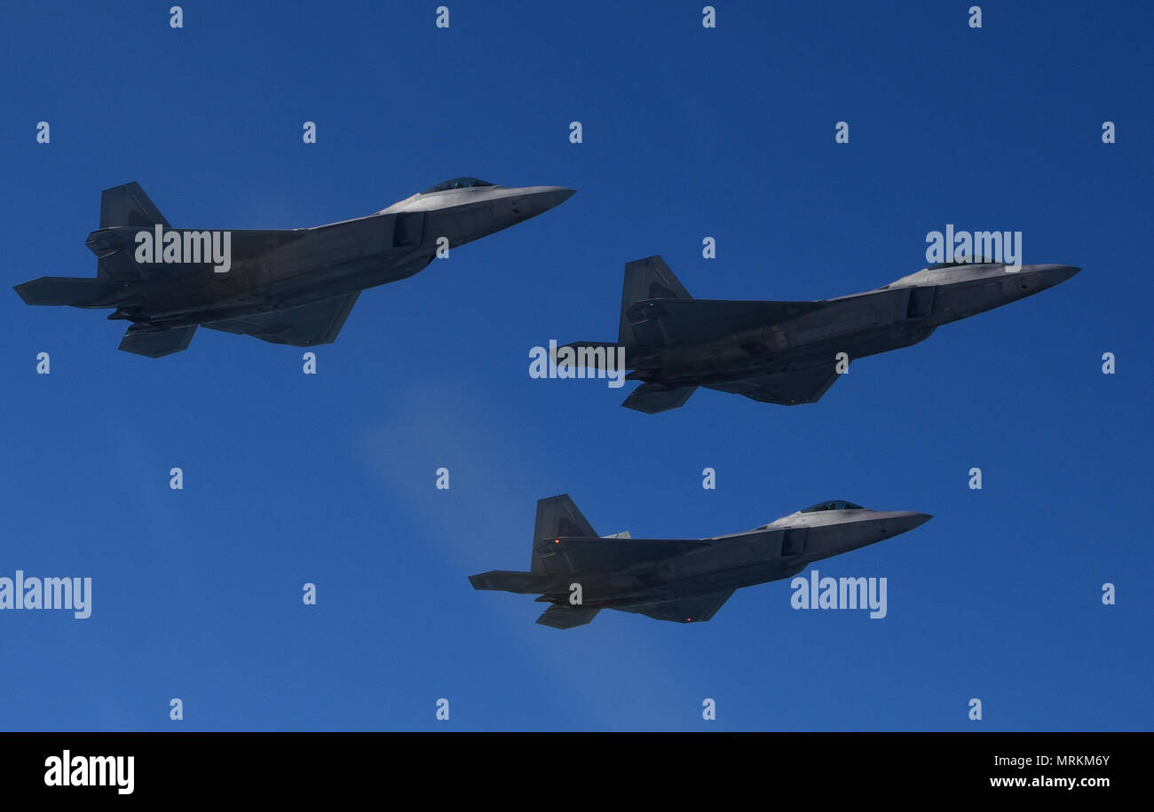 U.S. Air Force Col. Peter Fesler, 1st Fighter Wing commander,flies in ...