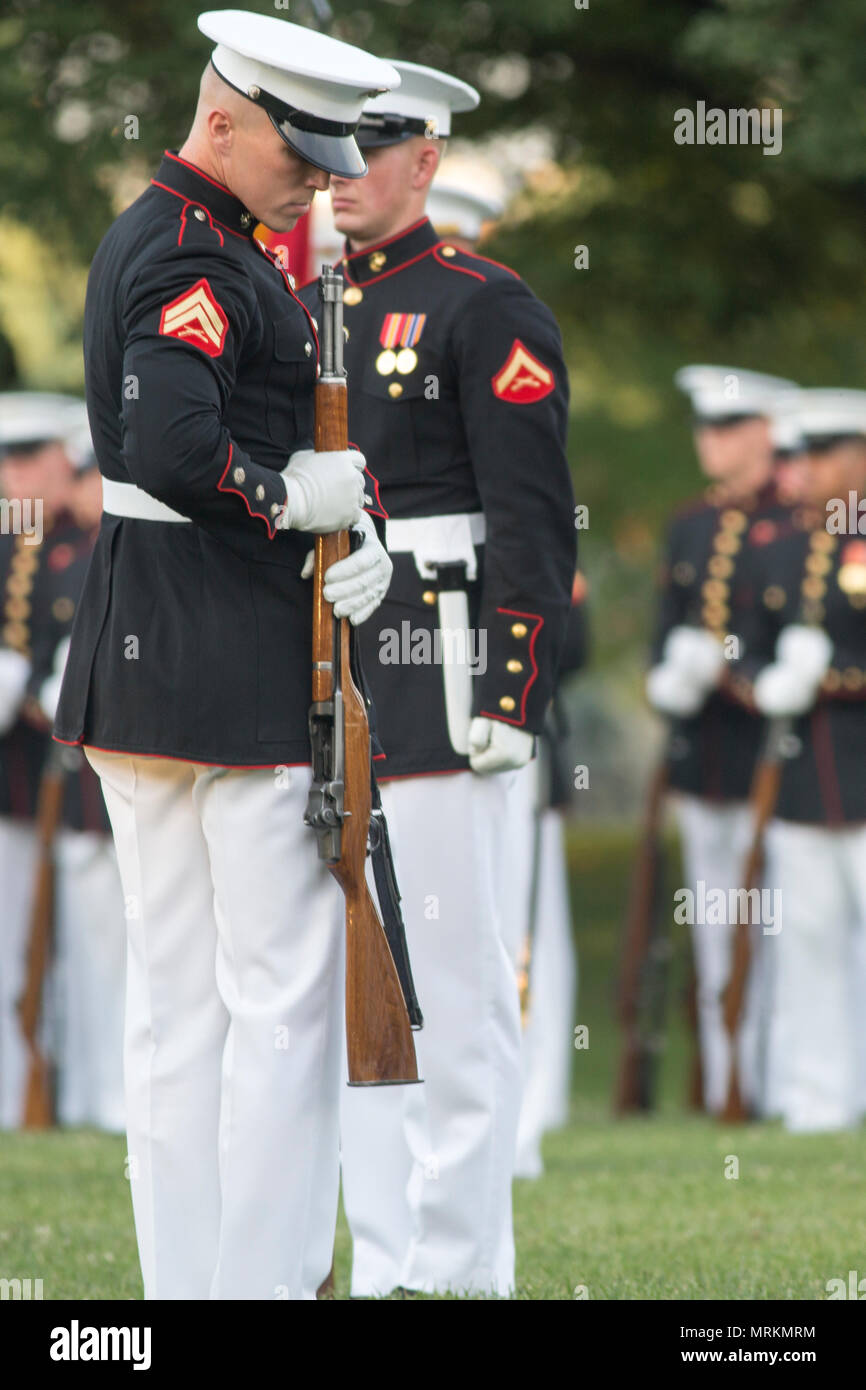 Corporal Jarris Wade, number one rifle inspector, U.S. Marine Corps ...