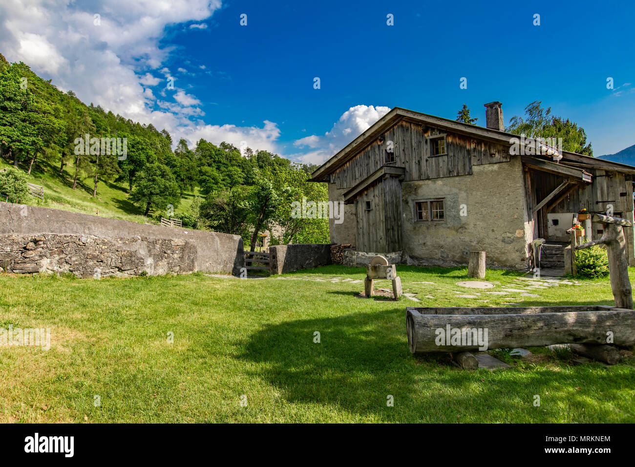 Heididorf of Maienfeld in Switzerland Stock Photo - Alamy