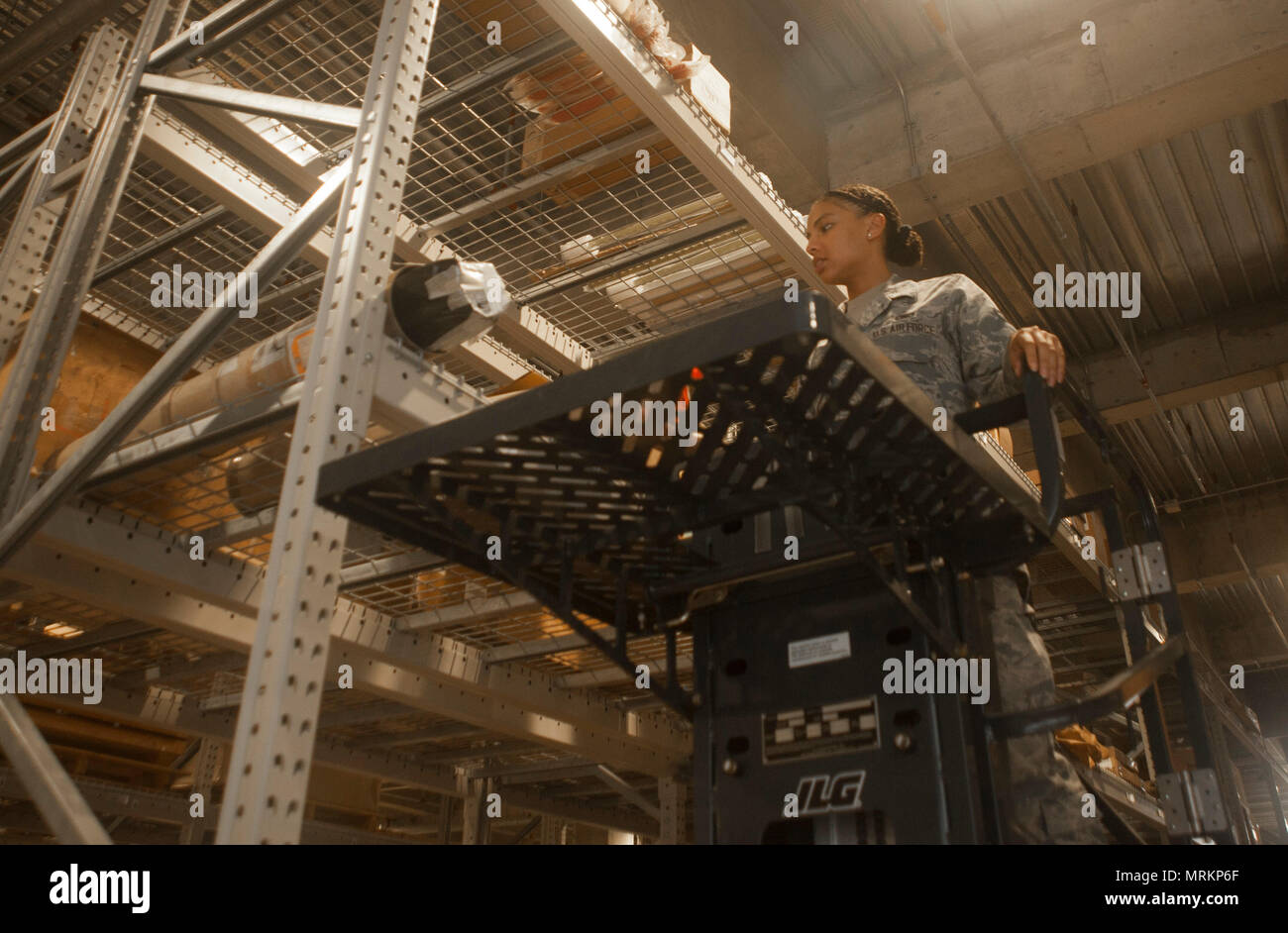 U.S. Air Force Senior Airman Serah Lewis, 18th Logistics Readiness ...