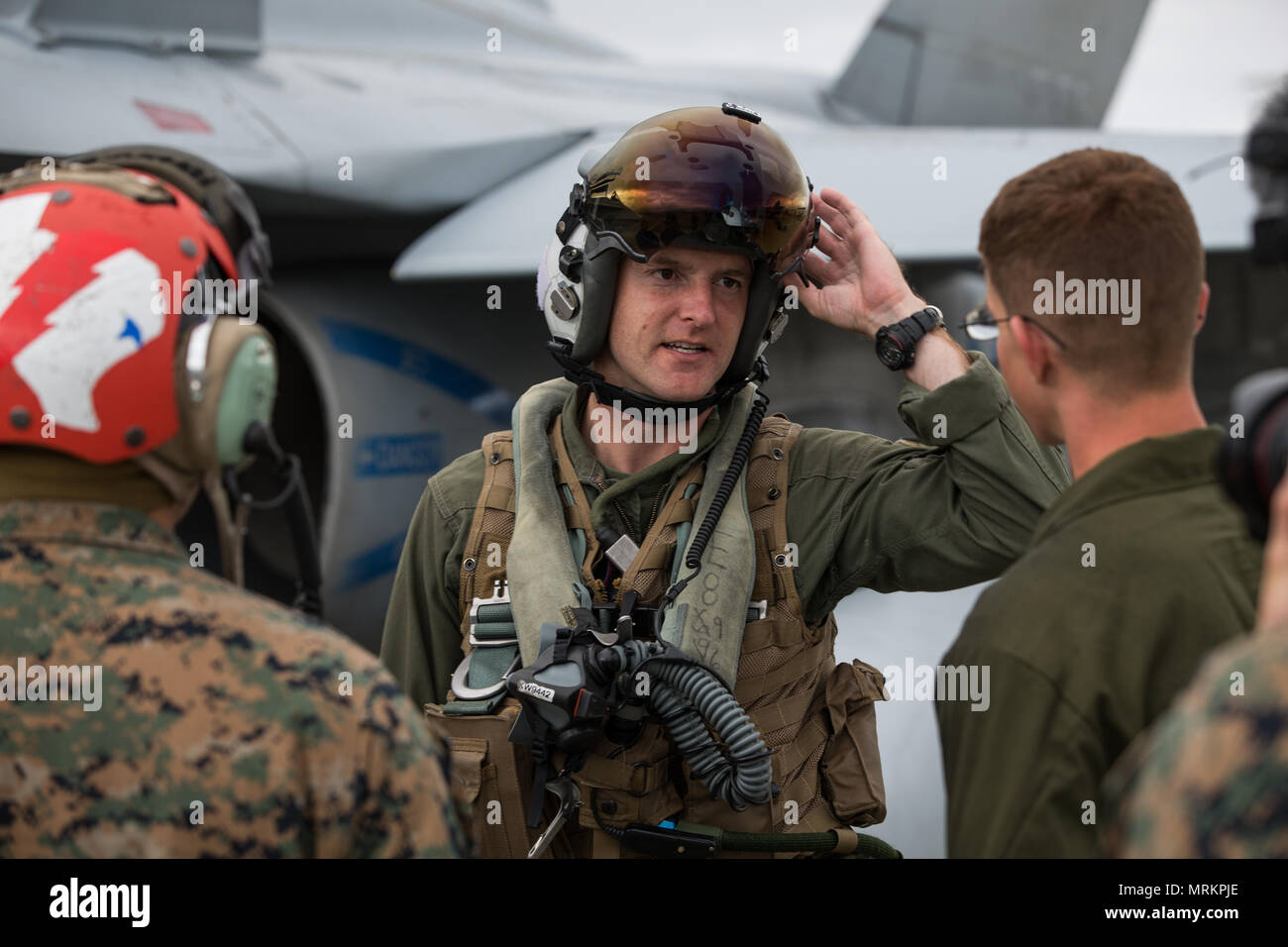 U.S. Marine Corps Capt. Jared G. Cox, a pilot assigned to Marine ...
