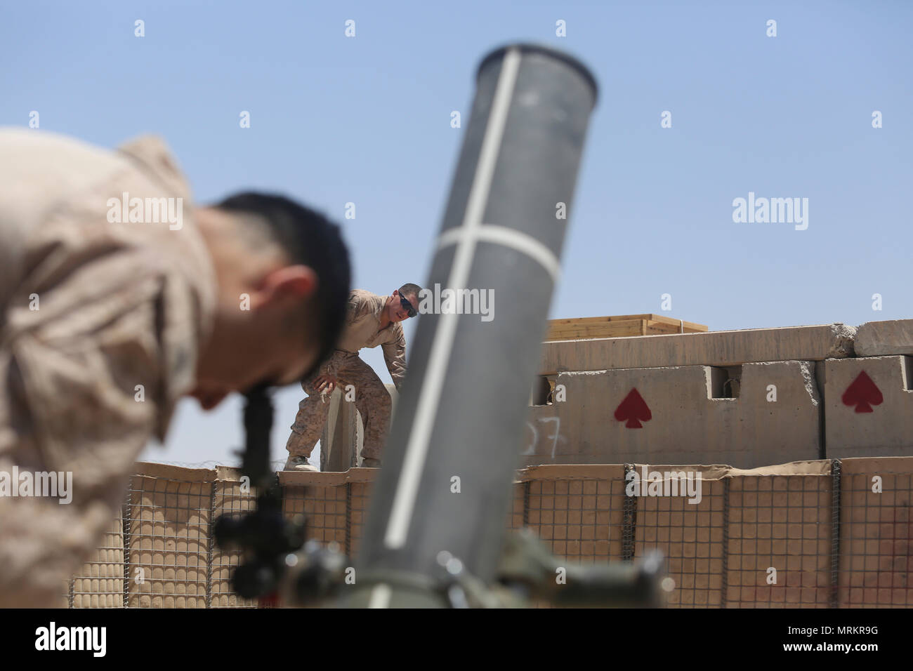 Marines with Task Force Southwest conduct refer realign procedures on ...