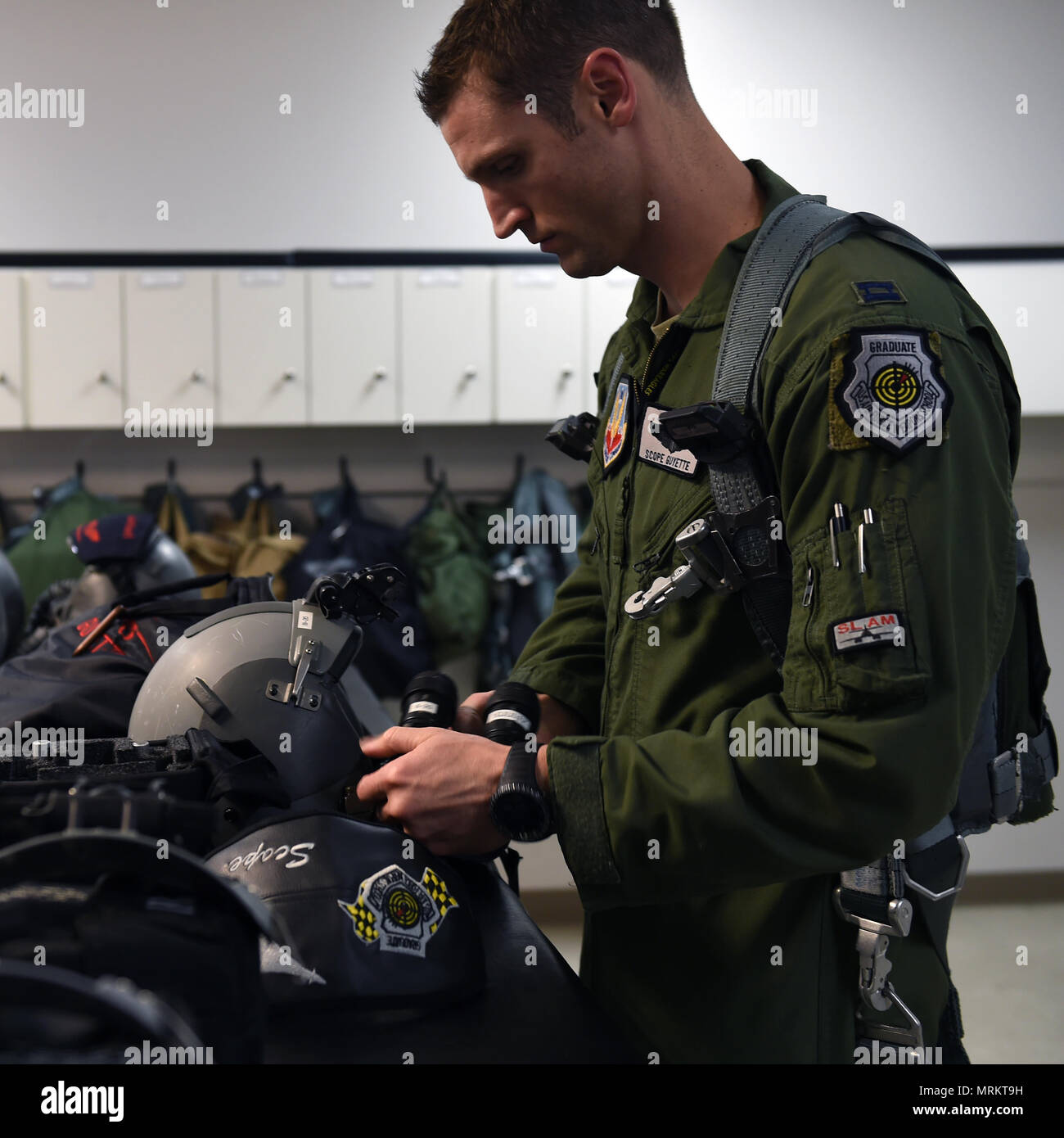 U.S. Air Force Capt. “Scope,” 28th Bomb Squadron weapons school ...