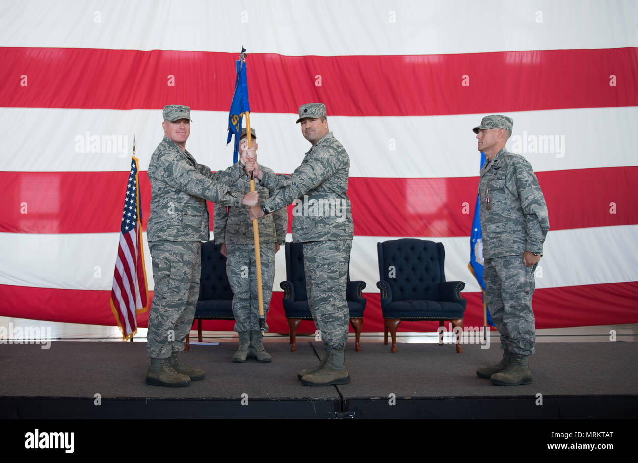 Col. Brian McCarthy, 366th Operations Group commander and Lt. Col ...