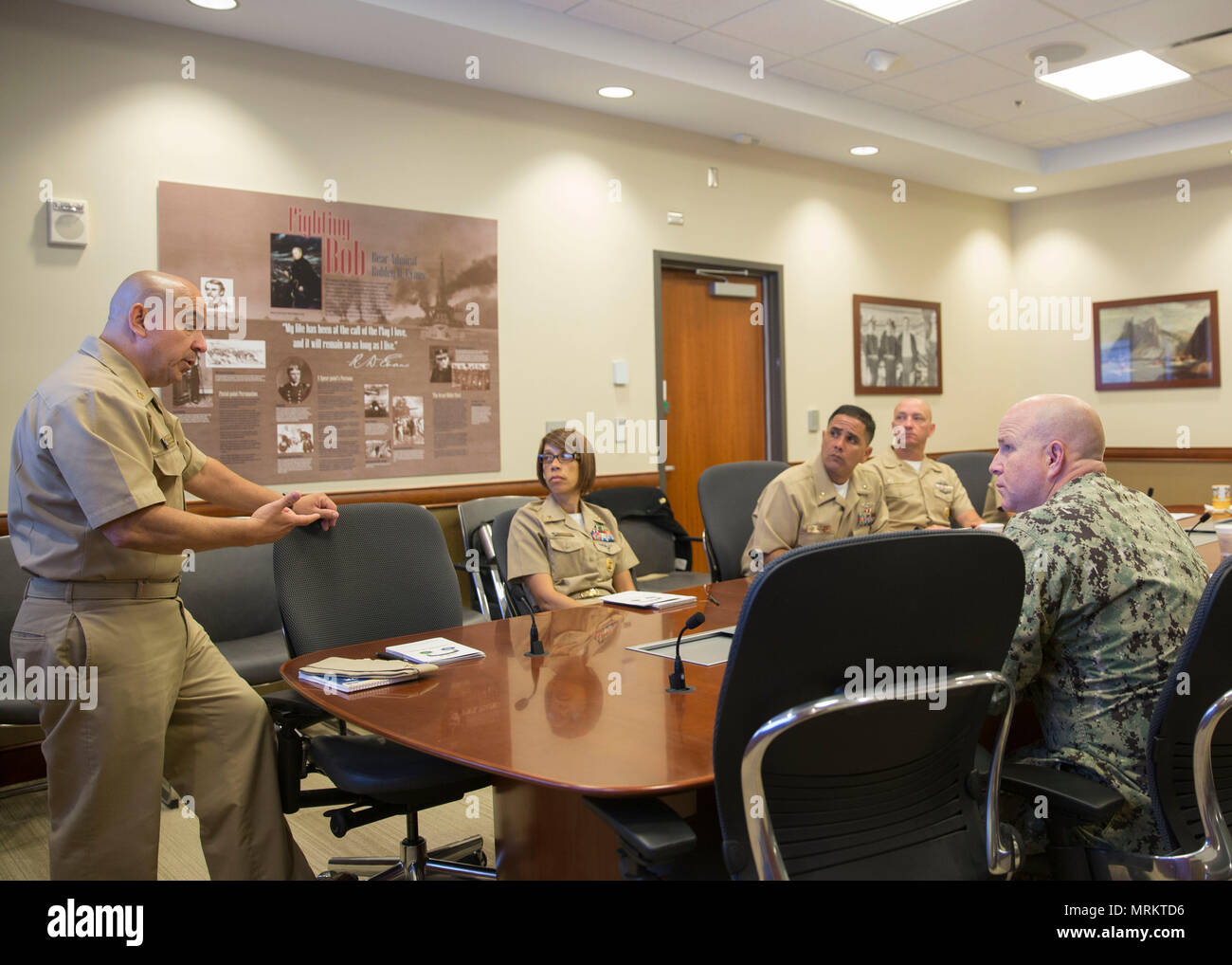 Fleet master chief paul kingsbury hi-res stock photography and images ...