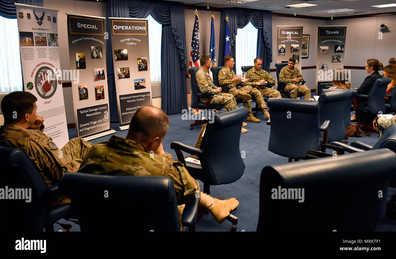 U.S Air Force Special Operations Surgical Team members talk about their ...